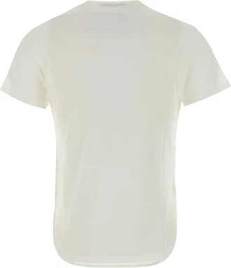 Fendi Womens White Cotton T-Shirt Avorio Exterior:cotton T-shirts And Polos