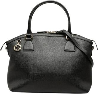Gucci Pre-owned Vintage Satchel - Femme - Pre-owned - Noir - Taille: ONE Size