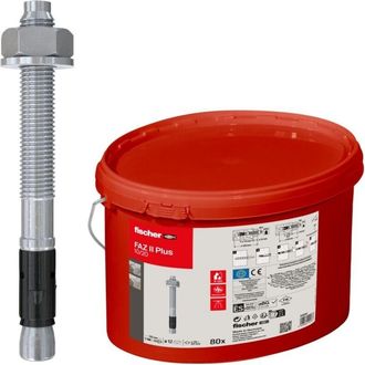 Fischer Bolzenanker faz ii Plus 12/20 Eimer (80) - Fischer