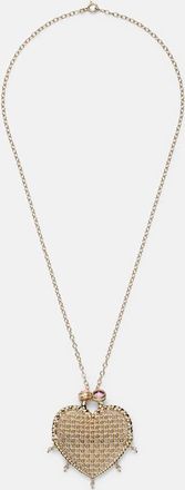 Yvonne Léon Yvonne Léon Collier Minaudière Maxi en or 18 ct et 9 ct, diamants et tourmaline