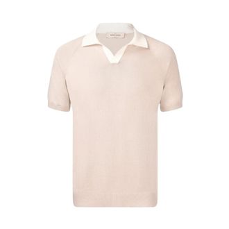 Gran Sasso Polo Skipper - - Tops - Herren - Beige - L