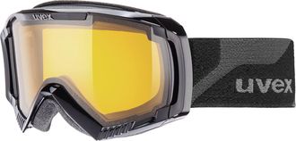 Uvex Skibrille Apache II, Black/Lgl, One Size