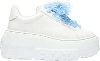 Casadei Femme, Chaussures, Blanc, Taille: 36 1/2 EU Nexus Baskets