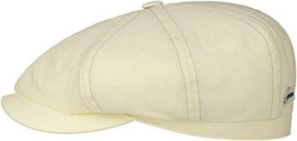 Stetson Casquette Hatteras Sustainable Cotton Femme/Homme - Made in The EU en Coton Type Gavroche avec Visiere Ete Printemps-ete - M (56-57 cm) Jaune Pastel