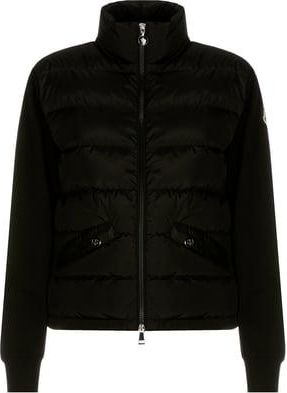 Moncler Veste bi-mati&egrave;re avec empi&egrave;cements matelass&eacute;s