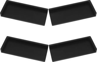 Lurrose OSALADI 4 St&uuml;ck rutschfeste Sofabein Antirutschpads aus Nat&uuml;rlichem Gummi Rechteckige M&ouml;belgleiter f&uuml;r Hartholz Fliesen und Laminatb&ouml;den Bodenschutz u