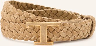 Tod's Tods Flechtg&uuml;rtel Aus Leder braun