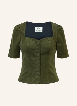 Berwin & Wolff Berwin & Wolff Trachtenmieder Aus Cord gruen