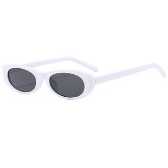 Generic Lunettes De Soleil Conduite &Agrave; Petite Monture For Hommes, Sport For Femmes, Vacances En Plein Air(White)