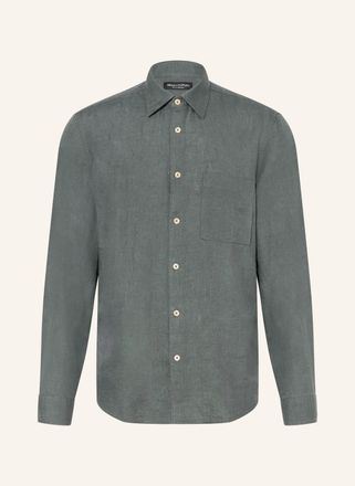 Marc O'Polo Marc Opolo Leinenhemd Regular Fit grau