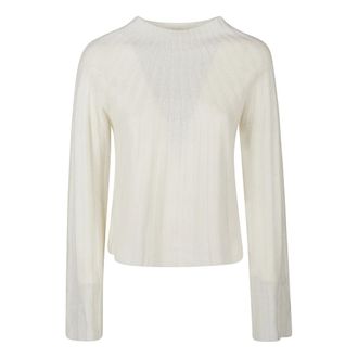 Loulou Studio Damen, Strickwaren, Beige, LGröße