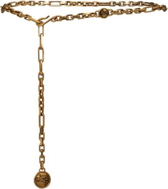 Etro Pegaso M&uuml;nzkette G&uuml;rtel - - Accessories - Damen - Gelb - ONE SIZE