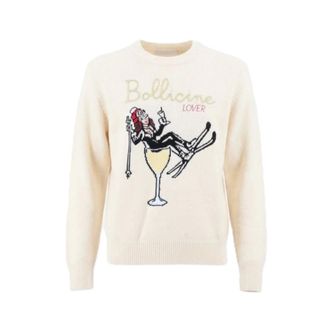 MC2 Saint Barth Pull New Queen - Femme - Pulls - Beige - Taille: 40 FR