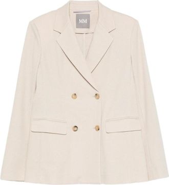 Max Mara Femme, Vestes, Beige, Taille: 38 FR Rotondo Blazer