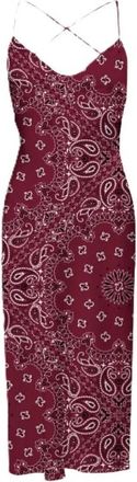 MC2 Saint Barth Femme, Robes, Rouge, Taille: 40 FR Maxi Robes
