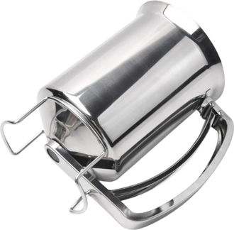 Luxshiny Teigportionierer Aus Edelstahl Haushalts-r&uuml;hrtrichter Mit Breiter &Ouml;ffnung Spender F&uuml;r Backwerkzeuge Einfach Zu Handhaben Und Auszugie&szlig;en