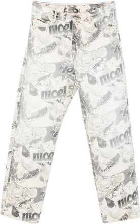 Martine Rose Homme, Jeans, Gris, Taille: M Print-detail Pocket Jeans