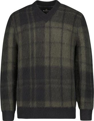 Barbour Herren Pullover gr&uuml;n Raute und Karo