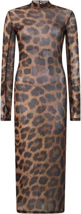 Philipp Plein Femme, Robes, Brun, Taille: 36 FR Robe Longue