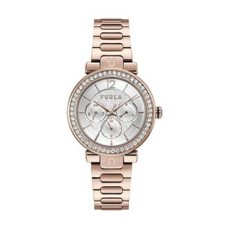 Furla Femme, Accessoires, Rose, Taille: ONE Size Montre habill&eacute;e en acier inoxydable