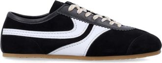 Dries Van Noten Homme, Chaussures, Noir, Taille: 43 EU Suede Baskets