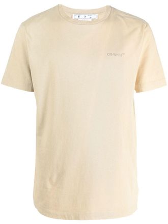 Off-white t-shirt à logo imprimé - Tons neutres