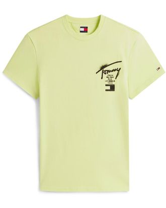 Tommy Hilfiger T-Shirt aus Baumwolle mit beidseitigem Print, Regular Fit in