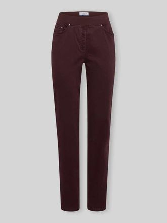 Raphaela by Brax Schmale Hose aus Baumwoll-Mix Modell PAMINA
