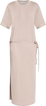 Christophe Lemaire Geripptes Maxikleid mit G&uuml;rtel - Rosa