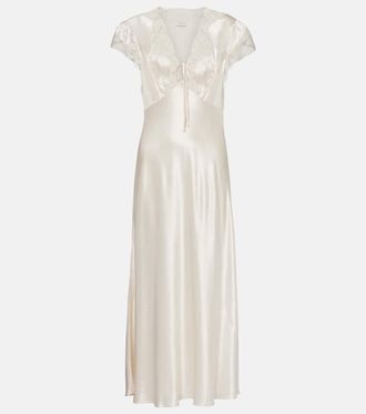 Rixo Bridal Robe Amari aus Satin