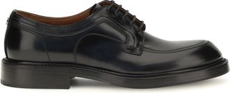 Dolce & Gabbana Calfskin Leather Derby Loafer - Black