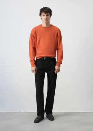 Mango Jean 100 % coton relaxed-fit black denim - Homme - 38 - MANGO MAN