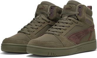 Puma Erwachsene Rebound V6 WTR Sneakers 44.5, Loden Green Chestnut Brown