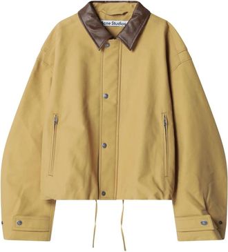 Acne Studios Homme, Vestes, Beige, Taille: XL Twill Bomber Jacket
