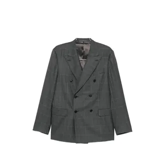 Caruso Check Double-breasted Suit