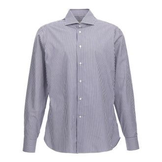 Borriello Marechiaro Gestreiftes Baumwollhemd - - Shirts - Herren - Mehrfarbig - 3XL