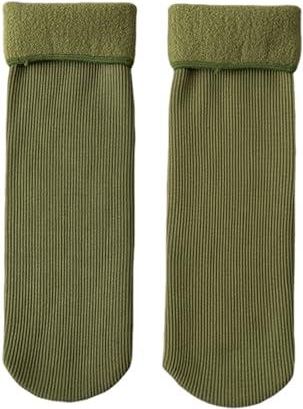 Generic Chaussettes ultra douces en velours fin et thermique pour femme Chaussettes chaudes en velours pour femme Noir, Jn, taille unique