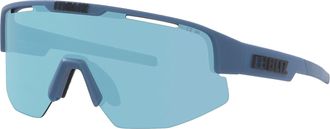 Bliz Sportbrille Matrix small matt blau/smoke ice blue mirror