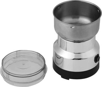 Dioche Kaffeemühle,Multifunktions-Lebensmittel Kaffeemühle Edelstahlbehälter für Kaffeebohnen für zu Hause Kräuter/Gewürze/Nüsse/Getreide/Kaffeebohnenmühle