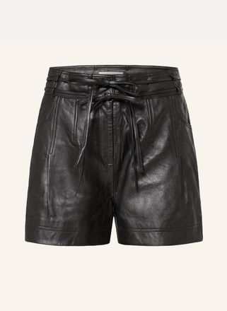 BA&SH Ba&Sh Ledershorts Ayra schwarz