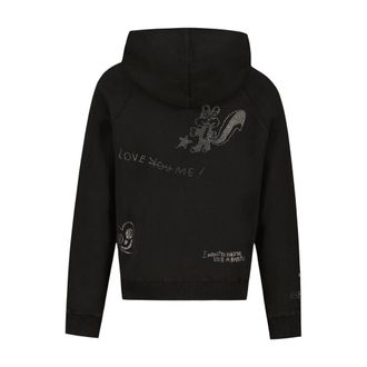 Zadig&Voltaire Womens Georgy Mo Chin Hoodie - Zadig & Voltaire Cotton Black Ready-To-Wear Hoodies