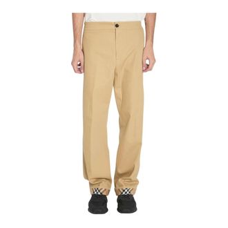 Burberry Baumwoll-Twill-Hosen - - Trousers - Herren - Beige - XL