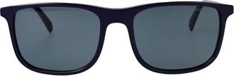 Emporio Armani Lunettes de soleil carr&eacute;es en ac&eacute;tate - Homme - Accessoires - Bleu - Taille: 54 MM