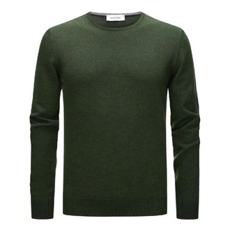 Gran Sasso Rundhals-Strickware - - Knitwear - Herren - Gr&uuml;n - XL