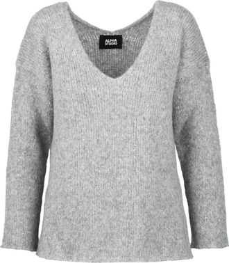 Alpha Studio Femme, Pulls, Gris, Taille: 40 FR Maglione