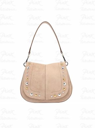 Gianni Chiarini Femme, Sacs, Beige, Taille: ONE Size Helena Round Shoulder Bag