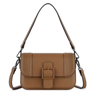 Bugatti Zita Sac &agrave; bandouli&egrave;re avec rabat et deux bandouli&egrave;res interchangeables, cognac