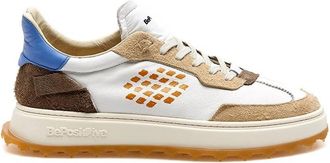 Bepositive Low-Top Sneaker - Cuprace Wing - Leather + Suede Sneakers - Gr. 42 (EU) - in Beige - f&uuml;r Damen
