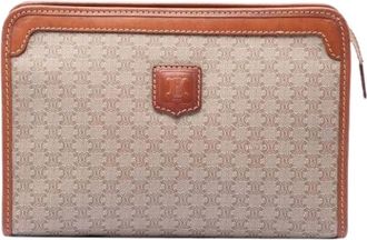 Celine Pre-owned Pochette en toile - Femme - Pre-owned - Beige - Taille: ONE Size