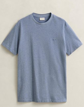 GANT T-Shirt aus einem zweifarbigen Baumwoll-Piqu&eacute; in